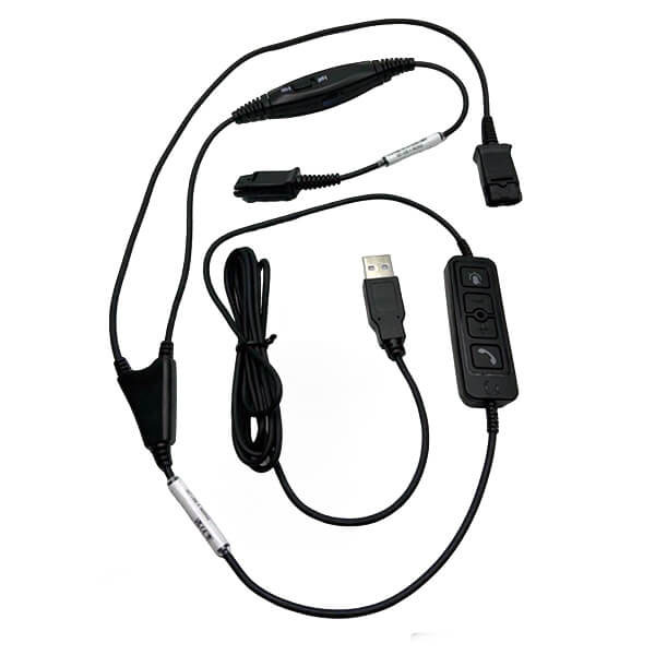 Y-Training Lead Headset Bundle (QD to USB) Premium | Headset Store